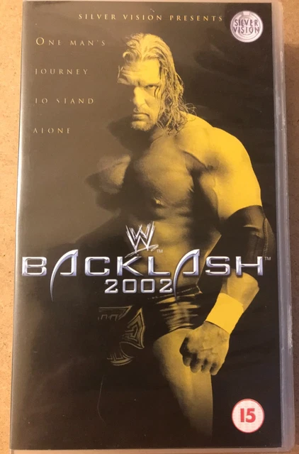 WWF WWE WRESTLING Vhs Video Backlash 2002 , Stone Cold, Hulk Hogan ...