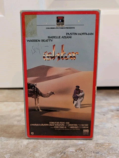 ISHTAR (1987) VHS Dustin Hoffman, Warren Beatty RCA Sideloader Box £9. ...