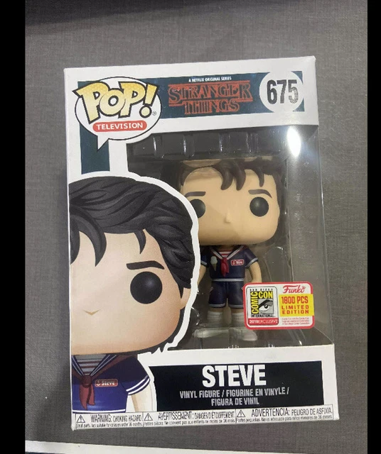 STRANGER THINGS FUNKO Pop #675 ! Steve Harrington RARE RADIO ! COMME ...