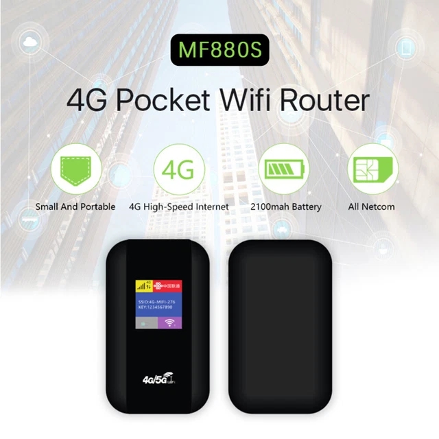 ROUTER DE MÓDEM MiFi inalámbrico portátil de banda ancha 150 Mbps 2100 ...
