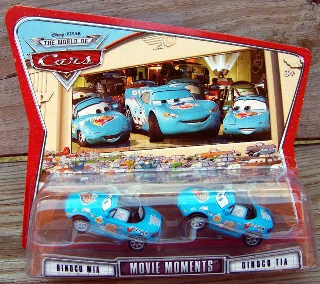 DISNEY CARS 1:55 MX-5 MIA & TIA McQUEEN FANS Blue/Blue £24.90 - PicClick UK