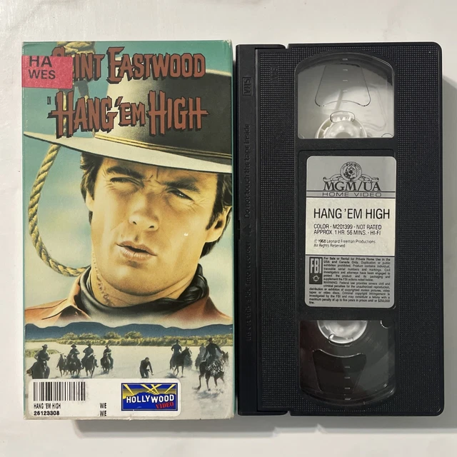 HANG 'EM HIGH (VHS, 1968) Clint Eastwood, Pat Hingle, Ed Begley ~ BUY 2 ...