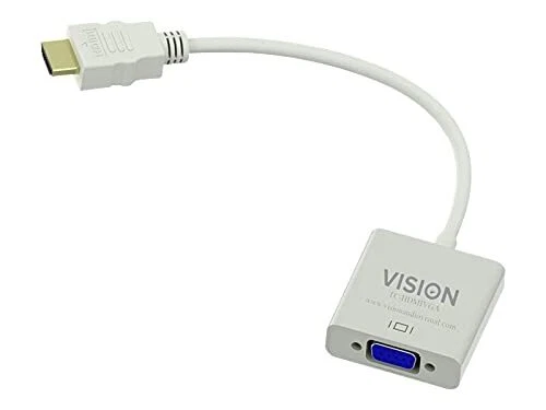 VISION TC-HDMIVGA HDMI VGA White cable interface/gender adapter ...