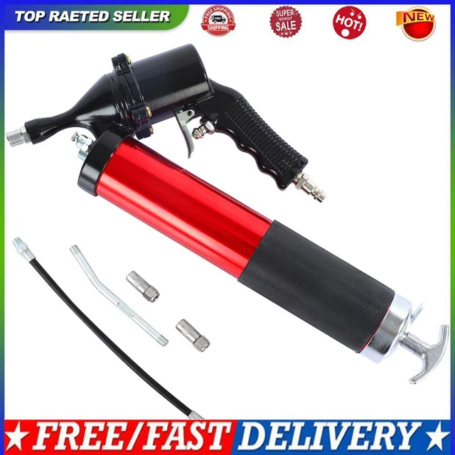 400CC AIR OPERATED Grease Gun 6000PSI Pneumatic Grease Gun Portable ...