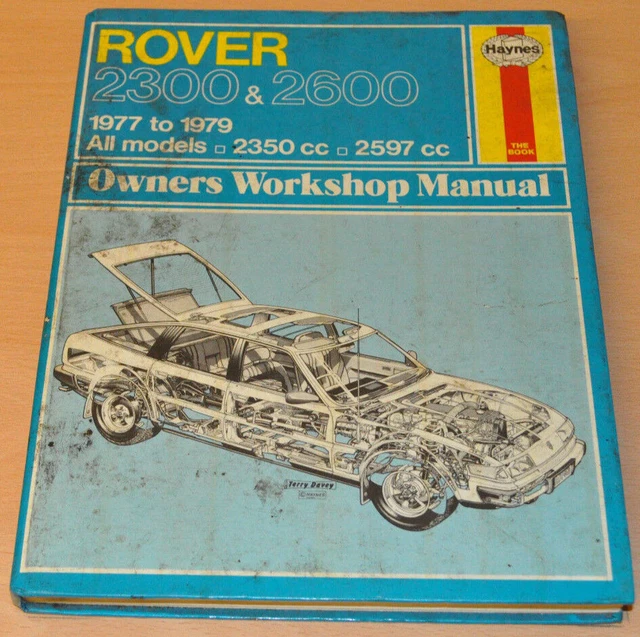 ROVER 2300 2600 1977-1979 Manual Engine Motor Haynes Reparaturanleitung ...