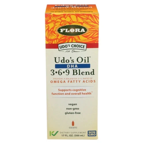 UDO'S DHA OIL Blend 17 Oz by Flora £57.28 - PicClick UK