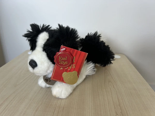 KEEL TOYS JESSIE Border Collie Dog Plush 25cm 2009 SD4258 BNWT Vintage ...