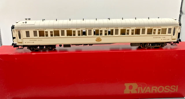 RIVAROSSI HO 2912 Ciwl Pullman Lx Type Sleeping Car (Egypt) #3571 - Mib ...