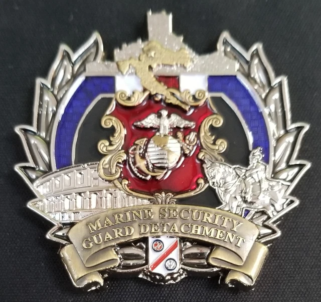 USMC MARINE SECURITY Guard Detachment MSG MSG-Det Zagreb Croatie pièce ...