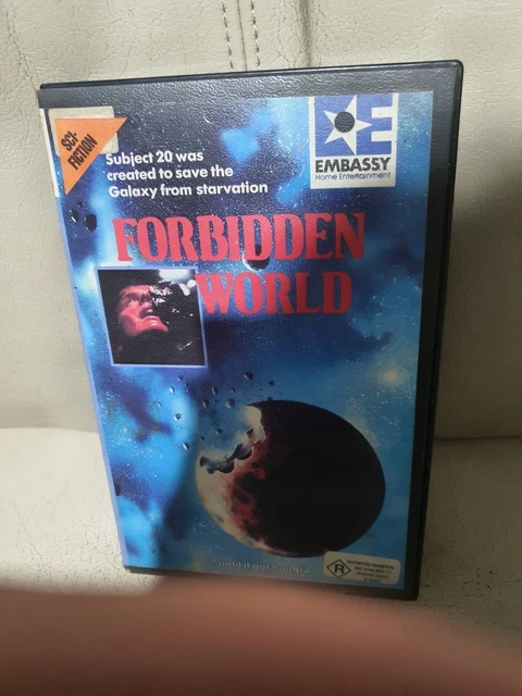 FORBIDDEN WORLD -1982- EMBASSY VIDEO Sci-Fi Horror VHS in working order ...