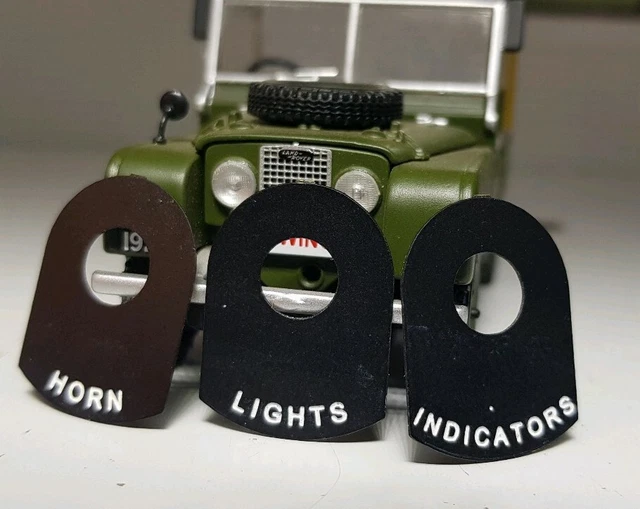 TOYLANDER LAND ROVER Series 1 2 2a 3 Scale Lights Horn Indicator Switch ...