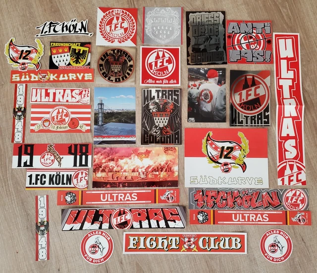 1. FC KÖLN Sticker Paket/ Aufkleber Ultras Wilde Horde Coloniacs 30 ...