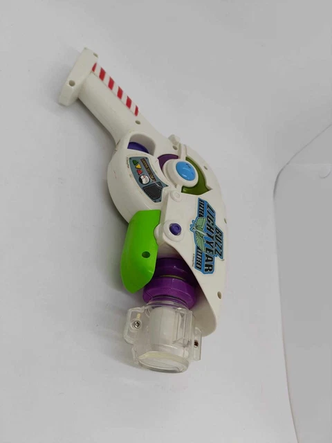 BUZZ LIGHTYEAR TOY Story Disney Pixar Ray Gun Blaster Lights Sounds £12 ...