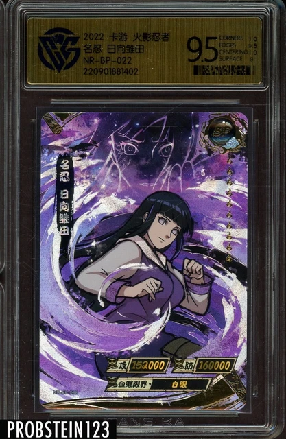 CARTE PRISME OFFICIELLE Hinata Hyuga Naruto TCG KAYOU « BP » #022 CCG9,5 gemme MT EUR 93,12 ...