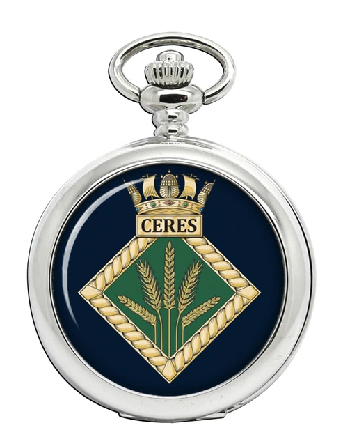 HMS CERES, ROYAL Navy Pocket Watch £24.99 - PicClick UK