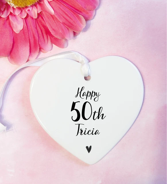 50TH BIRTHDAY SCRIPT Writing, 50th Keepsake, 50th Birthday, 50th gift ...