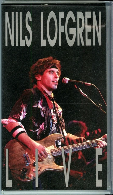 NILS LOFGREN - Live 1996 VHS Video - Hi-Fi Stereo Tape - E-Street Band ...