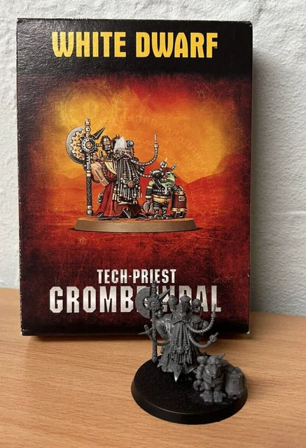 WARHAMMER WHITE DWARF Tech Priest Grombrindal Built £34.00 - PicClick UK