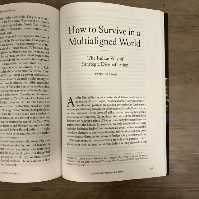 FOREIGN AFFAIRS MAGAZINE - January 2026 - February 2026 - Brand New $13 ...