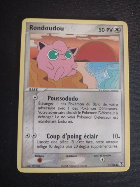CARTE POKEMON RONDOUDOU 65/112 EX Rouge Feu Vert Feuille FR EUR 3,00 ...