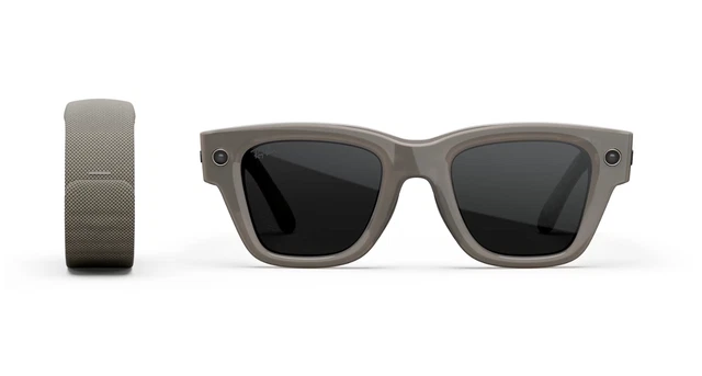 META RAY-BAN DISPLAY Smart Ai Glasses Sand Transition Neural Band Ships ...