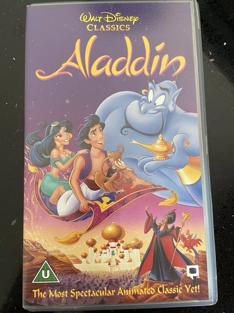 WALT DISNEY, ALADDIN, VHS, Certificate U £1.99 - PicClick UK