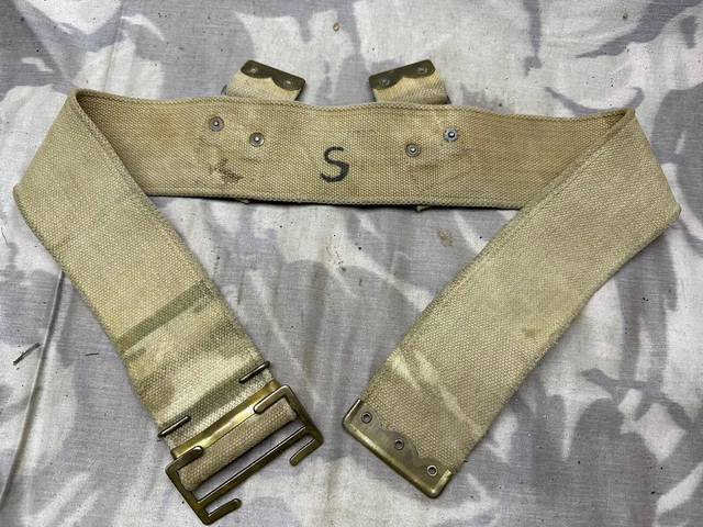 ORIGINAL WW1 BRITISH Army 08 Pattern Webbing Belt 38" Waist £65.00 ...