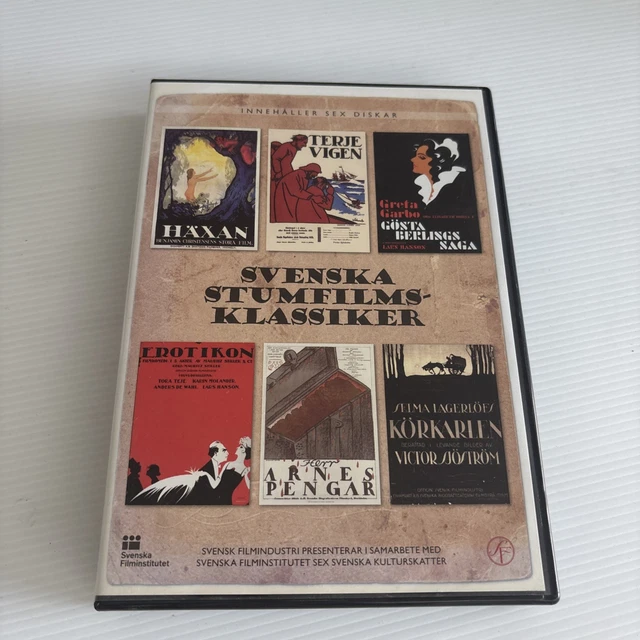 SWEDISH SILENT FILM Classics Collection 6 x DVD English subtitles ...