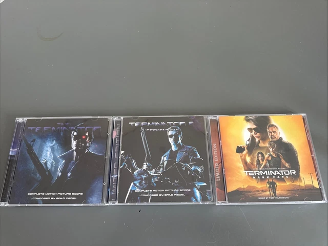 TERMINATOR 1,2 AND Dark Fate Cd Soundtrack Limited Edition Just Opened ...