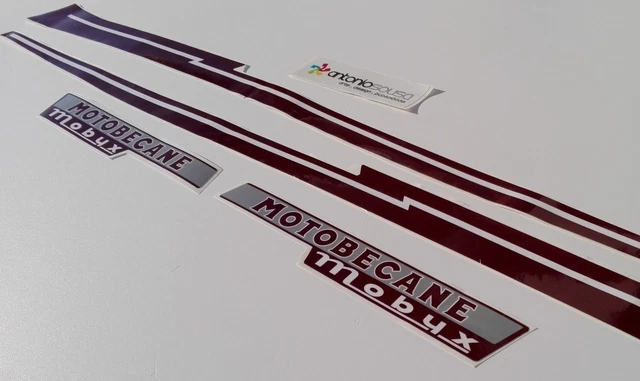 MOTOBECANE MOBYX X7 decal emblems aufklleber autocollants stickers EUR ...
