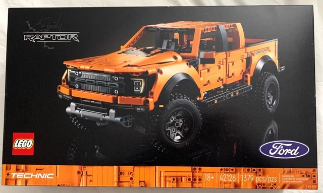 FORD F-150 RAPTOR Auto Pickup Truck Orange LEGO Technic 42126 NEU OVP ...