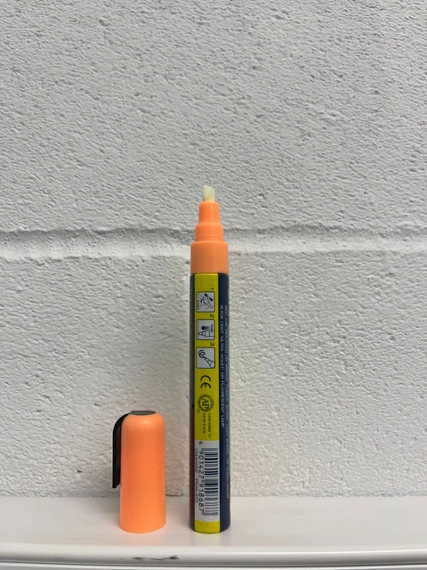 KURETAKE ZIG ILLUMIGRAPH PMA-510 Wet-Erase Chalk Pen Broad Tip – Orange ...