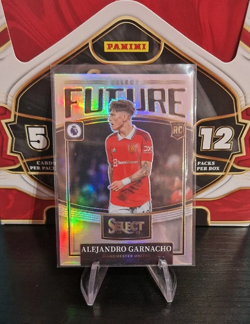 PANINI PREMIER LEAGUE Select 2023 Alejandro Garnacho Silver Prizm Kit ...