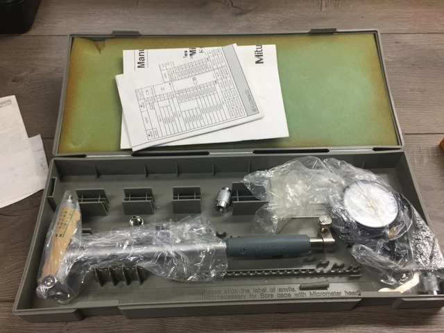 New Mitutoyo No 511 Micrometer Dial Bore Gage 100 160 Mm X 01mm £145