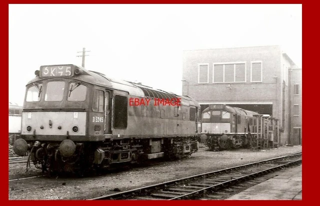 PHOTO CLASS 25 Loco No 25095 D5245 £1.65 - PicClick UK