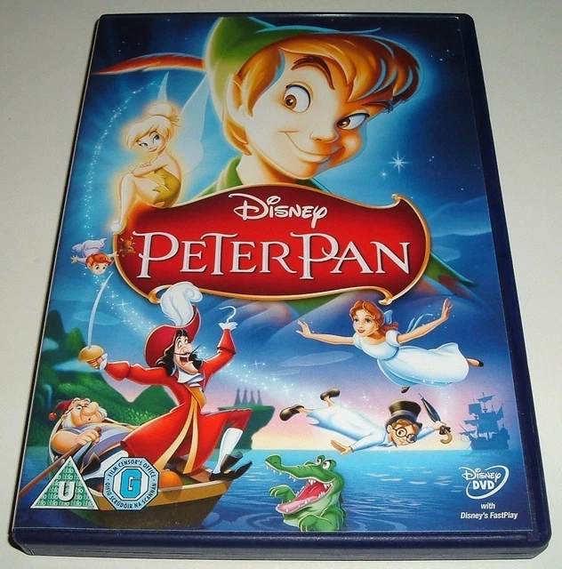 WALT DISNEY CLASSIC ** PETER PAN ** GOLD OVAL NUMBERED DVD No 14 * UK ...