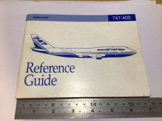 USED BOEING 747-400 Reference Guide 1992 £37.50 - PicClick UK