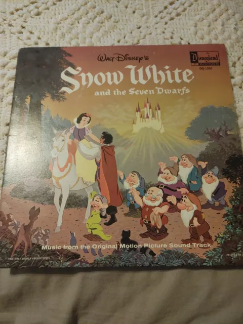 Walt Disneys Snow White And The Seven Dwarfs Disneyland Records Lp Eur
