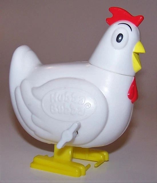 VINTAGE HUBBA BUBBA Cluckers Chicken Gum Candy Dispenser Wind Up ...