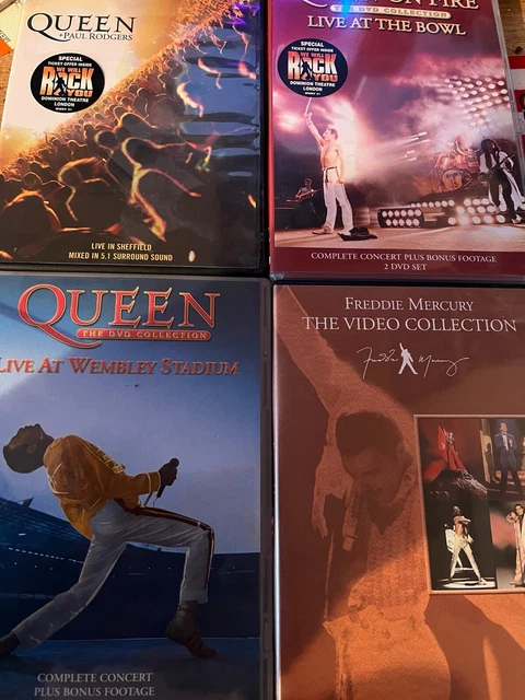 QUEEN DVD COLLECTION Freddie Mercury Paul Rodgers EUR 13,74 - PicClick FR