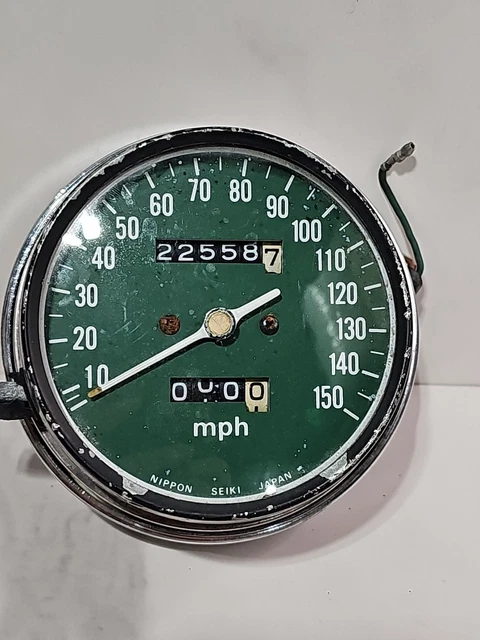 VINTAGE 76 HONDA GL 1000 Goldwing Speedometer Gauge 22,558mi 1976 ...