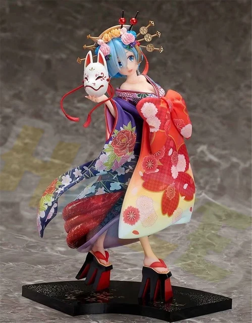 ANIME RE: ZERO Rem Kimono Dress Oiran ver. Figure Model 23cm EUR 84,97 ...