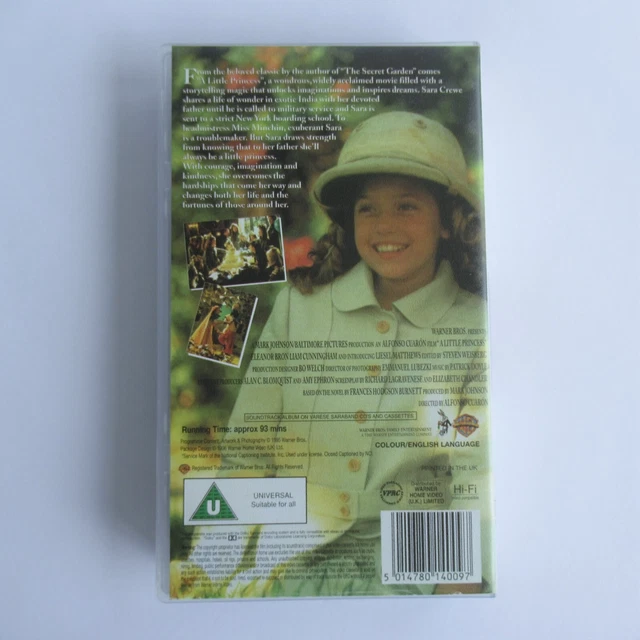 A LITTLE PRINCESS VHS Video Cassette 1996 UK PAL £11.12 - PicClick UK