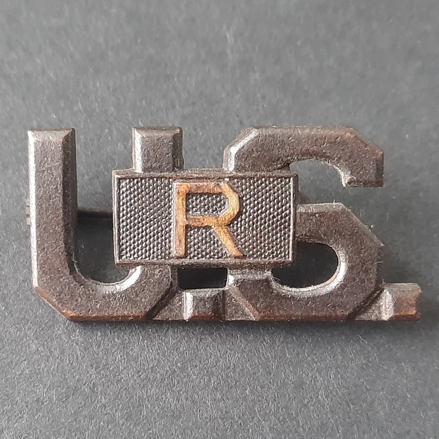 ORIGINAL WWI US Army Reserves Collar Insignia Pinback JR Gaunt Maker ...