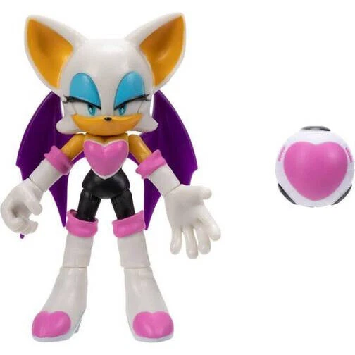 ROUGE THE BAT & Heart Bomb (Sonic the Hedgehog) Jakks Pacific 4"/10cm ...