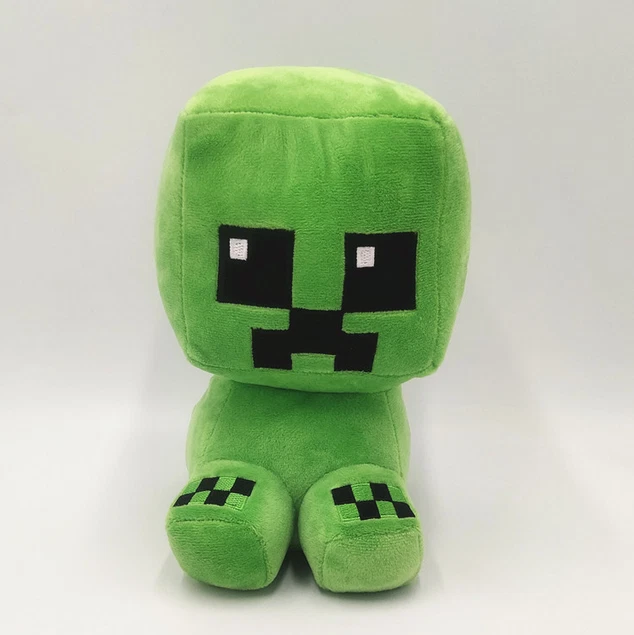 25CM SITTING CREEPER Minecraft Plush Toys Stuffed Animal Doll Soft ...