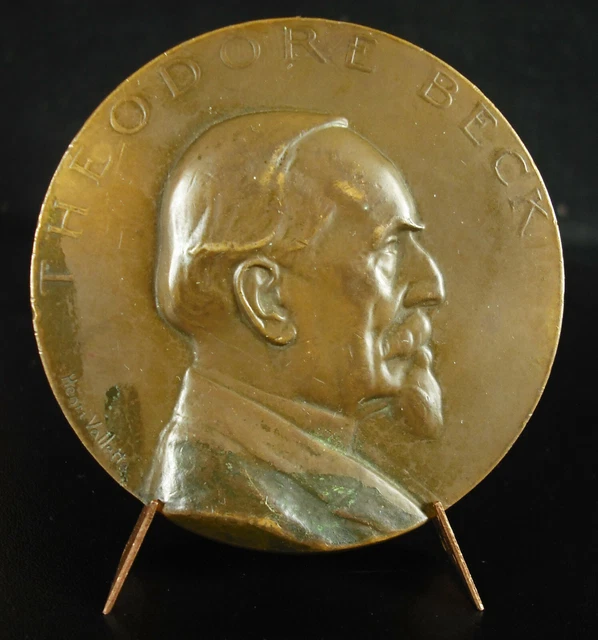 MÉDAILLE THÉODORE BECK pasteur luthérien germaniste Henri VALLETTE ...
