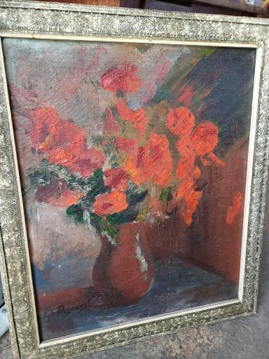 TABLEAU ANCIEN HUILE sur toile signé EUR 400,00 - PicClick FR