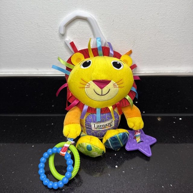 LAMAZE LION RATTLE Sensory Toy Plush Soft Toy Sensory by Tomy £4.99 ...