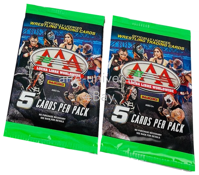 20 PACKS - AAA LUCHA LIBRE WRESTLING TC 100 Trading Cards Panini Mexico ...